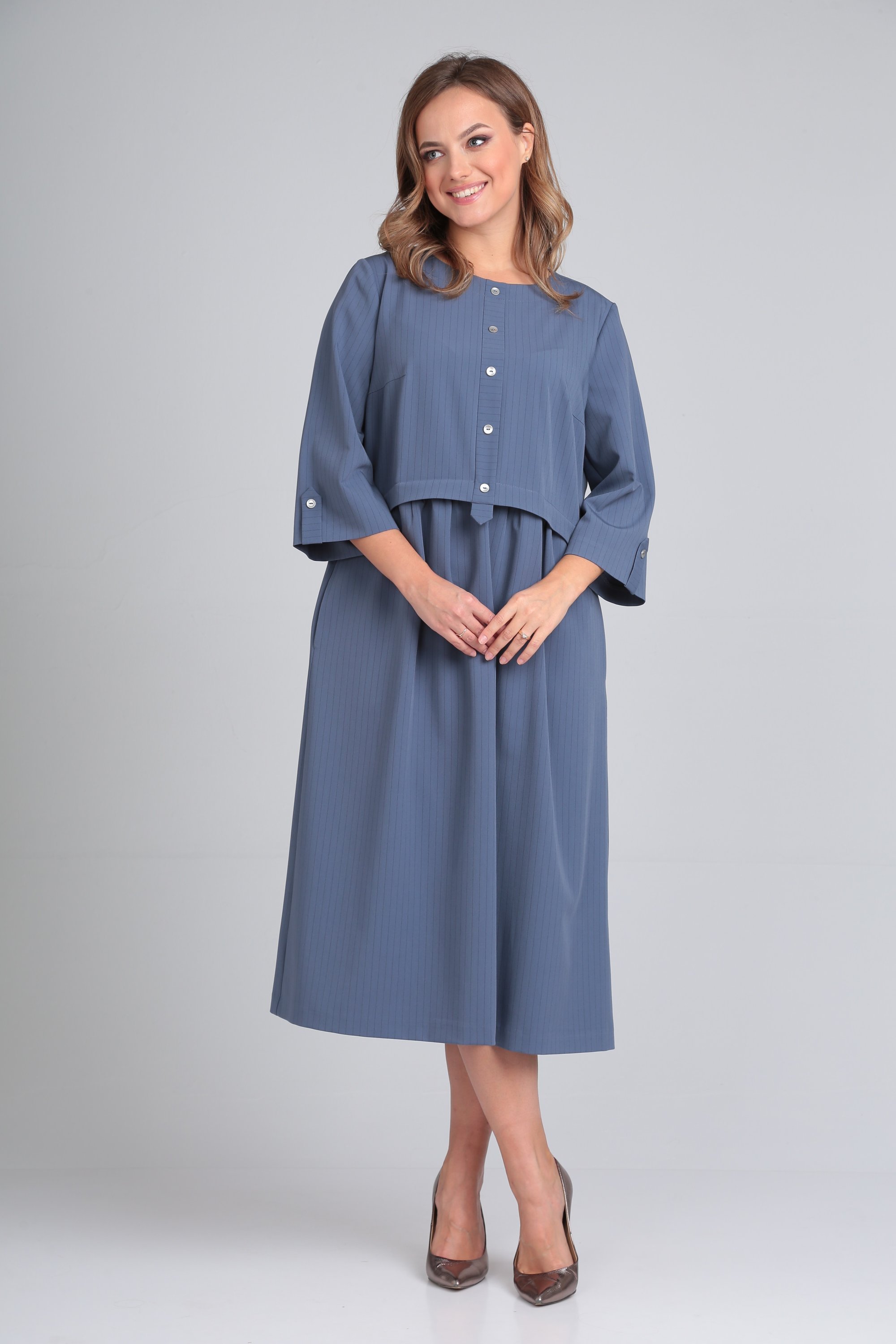 Платье 5295 голубой Tvin купить в интернет магазине Велесмода